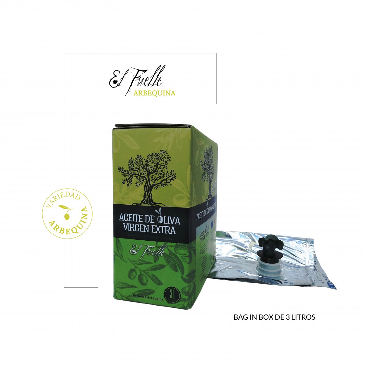 El Fuelle | Comprar Aceite de Oliva Virgen Extra Gourmet Arbequina 5 l.